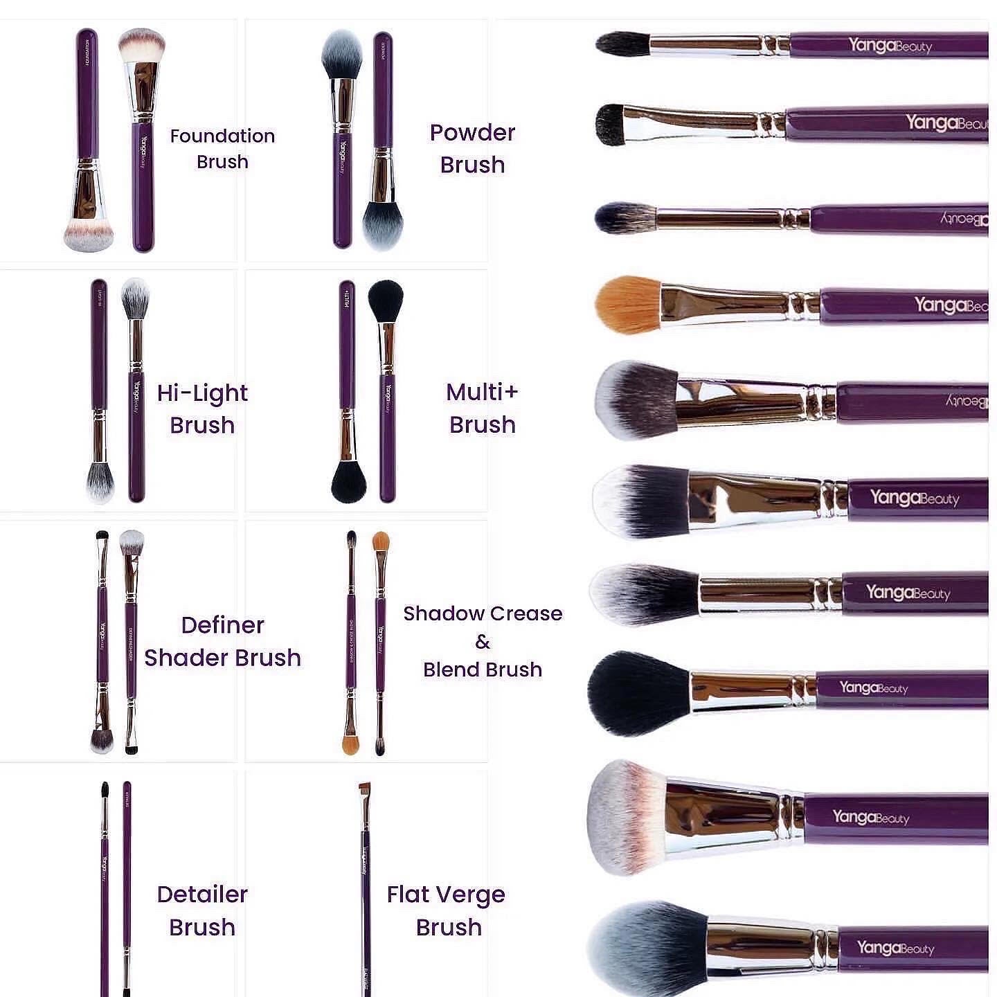 ULTIMATE GUIDE TO BRUSHES: WHAT MAKE UP BRUSHES DO I REALLY NEED? – YangaBeauty